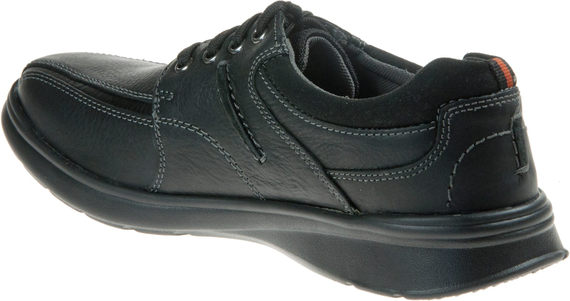 Clarks Cotrell Walk Black Oily Leather 26119725 - Casual Shoes ...