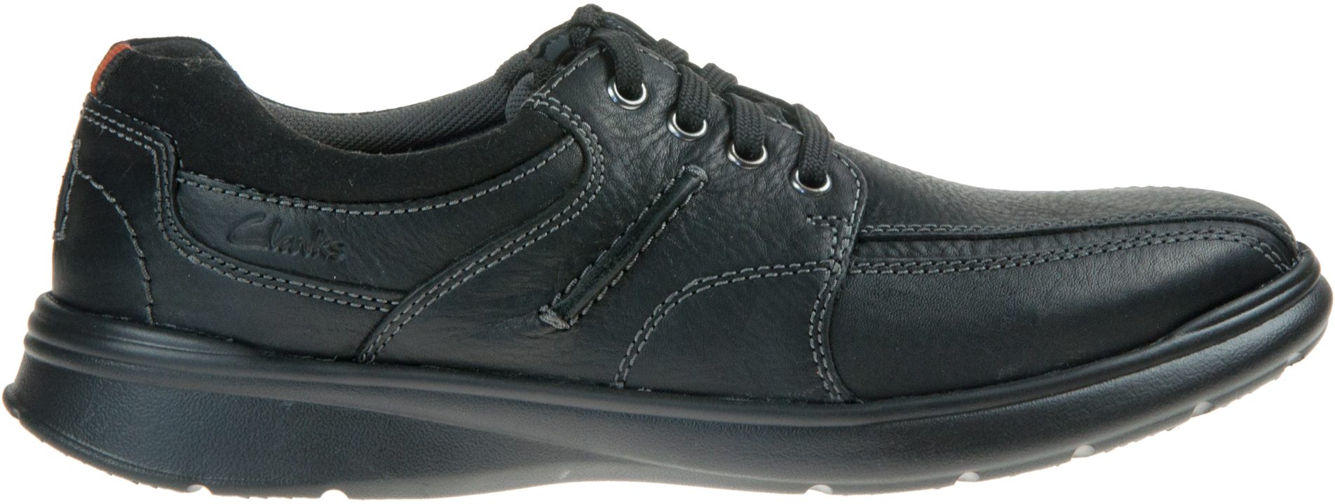 Clarks Cotrell Walk Black Oily Leather 26119725 - Casual Shoes ...