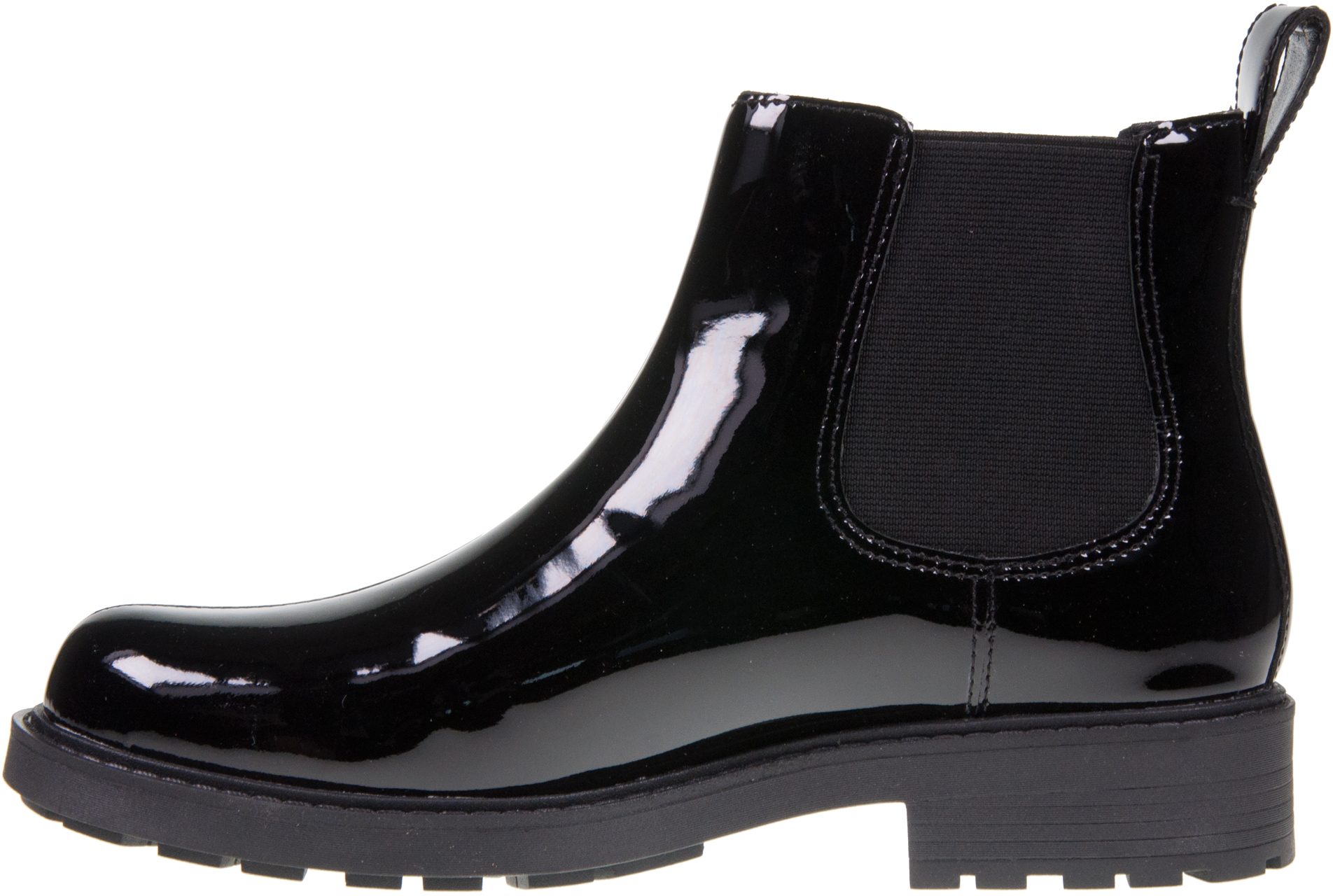 Clarks Orinoco 2 Lane Black Patent 26163622 - Ankle Boots - Humphries Shoes