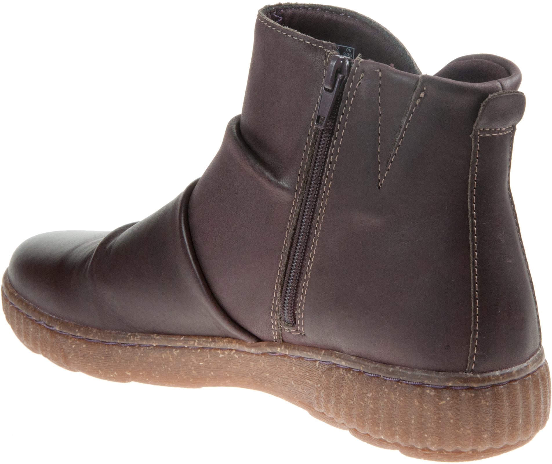 Clarks Caroline Rae Burgundy Leather 26167704 - Ankle Boots - Humphries ...