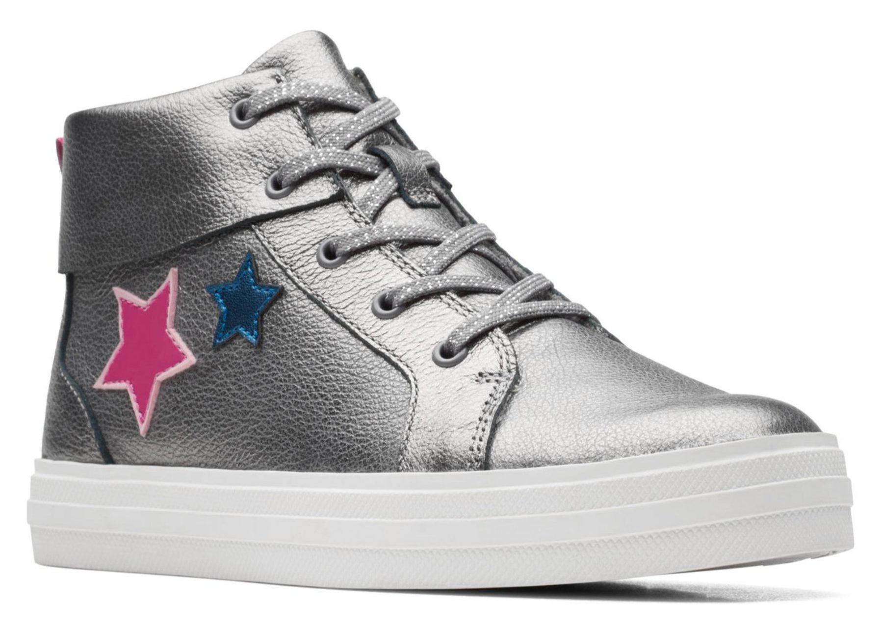 Clarks Nova City Kid Gun Metal Leather 26168315 - Girls Boots ...