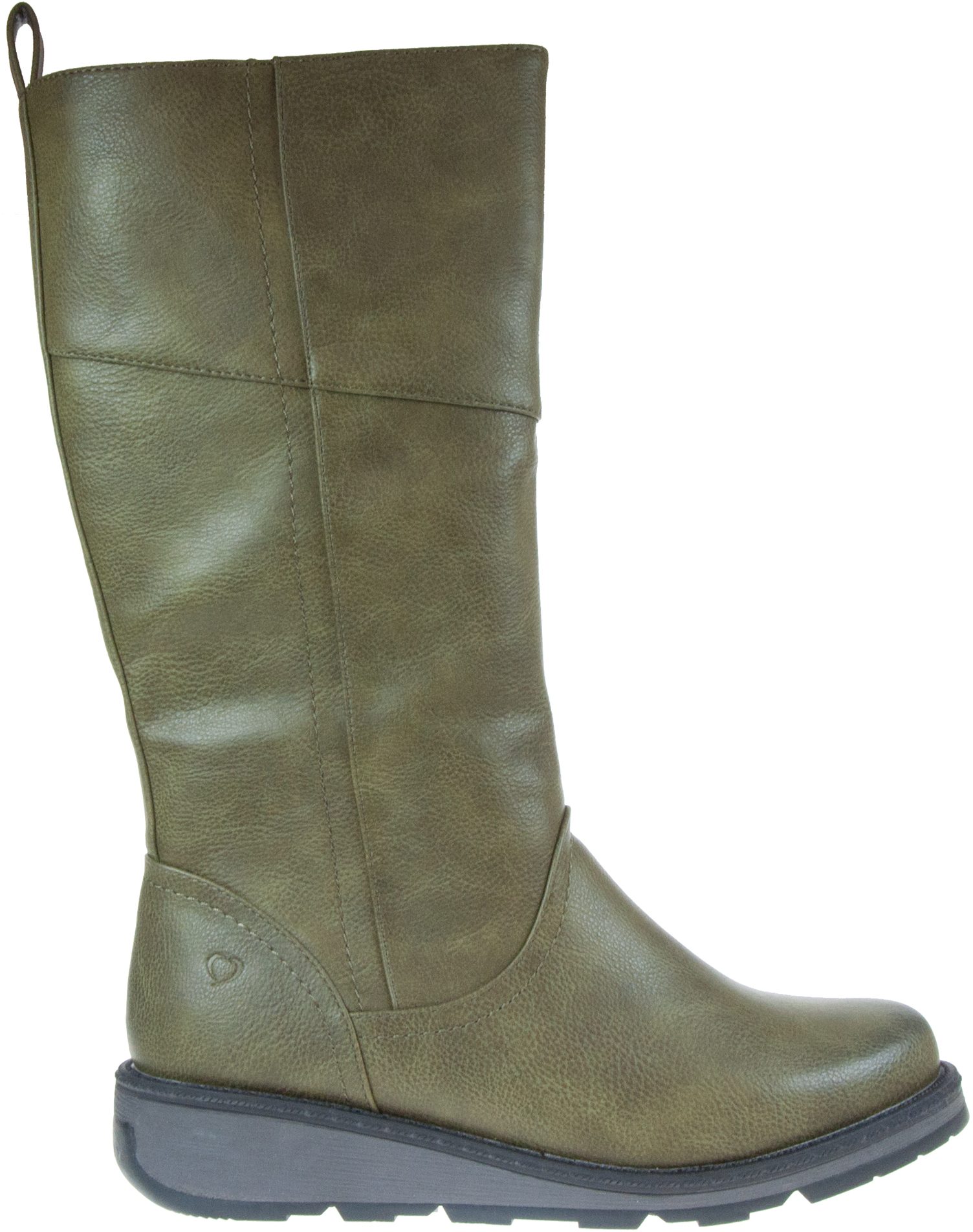 Heavenly Feet Robyn 3 Khaki - Calf Boots - Humphries Shoes