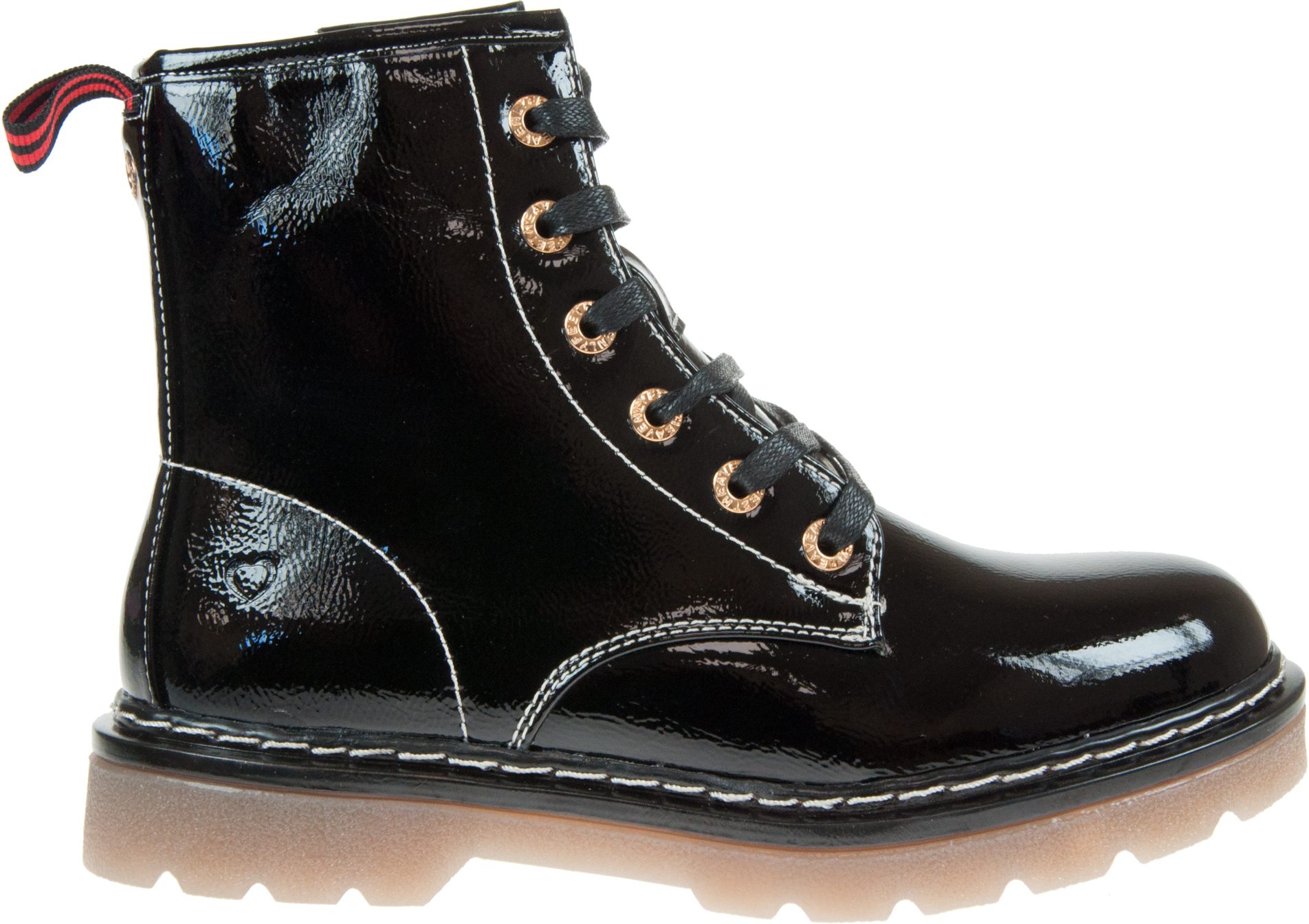 Heavenly Feet Amy Black Patent - Ankle Boots - Humphries Shoes