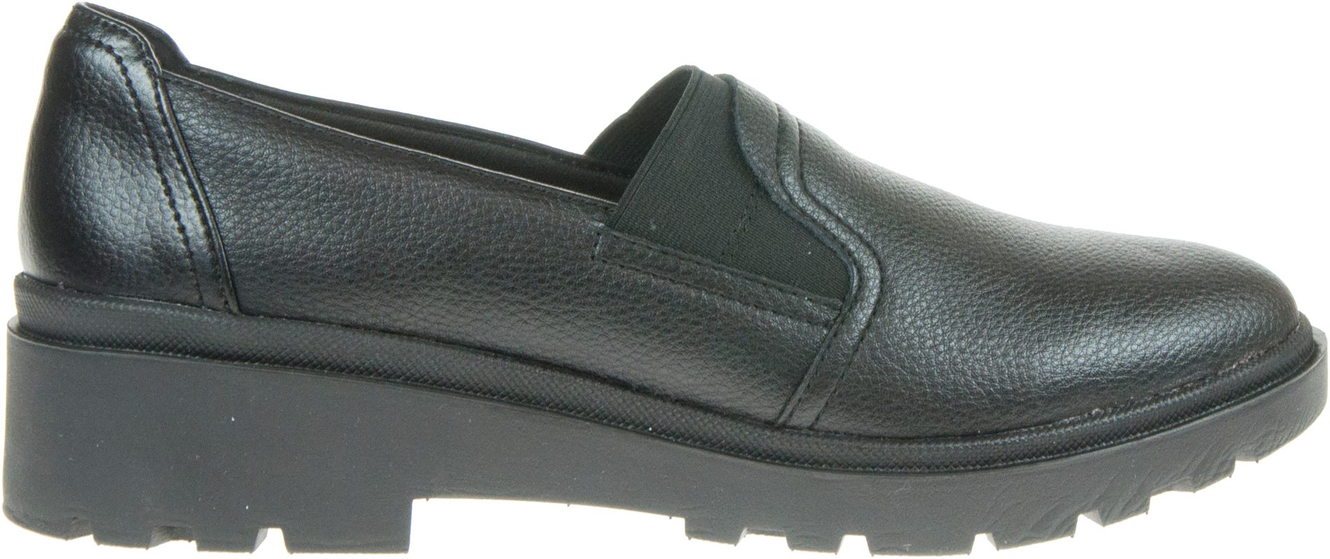 Clarks Calla Rae Black Leather 26167412 - Everyday Shoes - Humphries Shoes