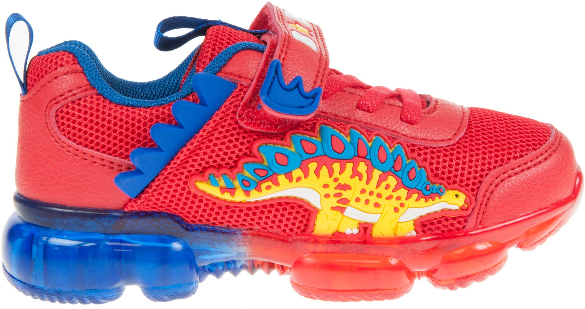 Bull Boys Stegosaurus Red AL2204 AD01 - Boys Shoes - Humphries Shoes