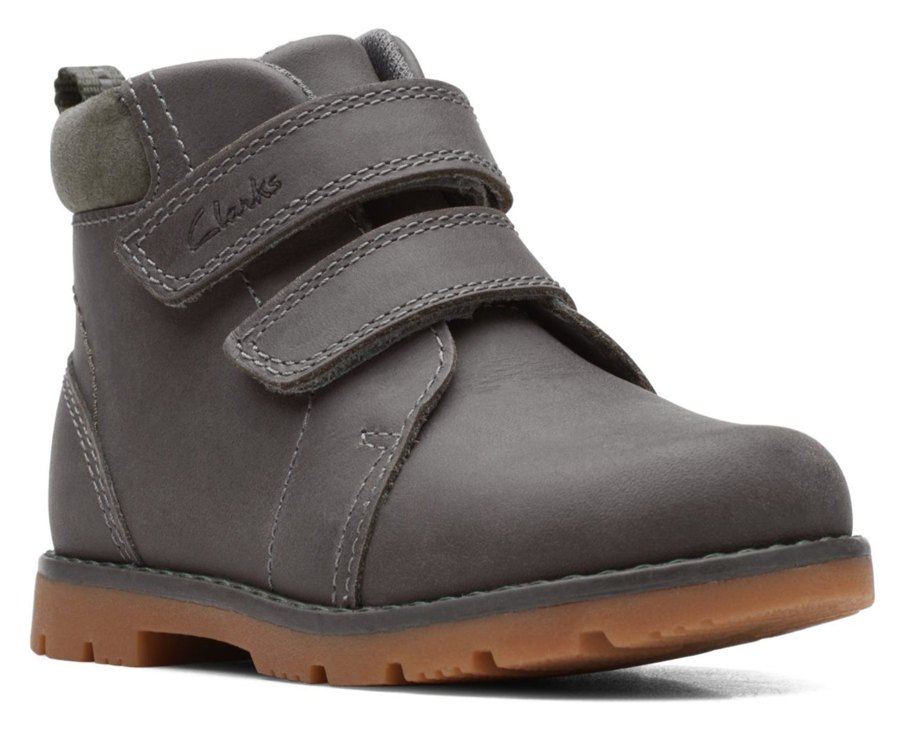 Clarks Heath Strap Toddler Grey 26169267 - Boys Boots - Humphries Shoes