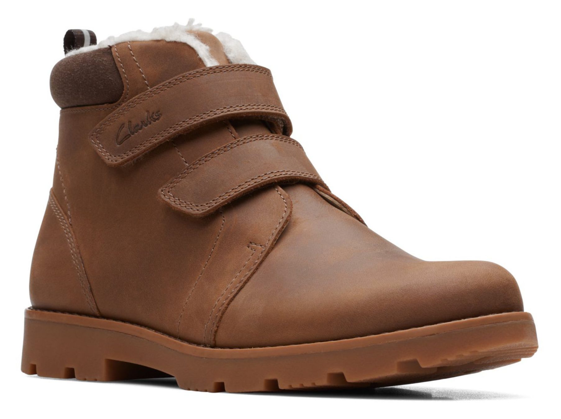 Clarks Heath Snug Older Tan 26167334 - Boys Boots - Humphries Shoes