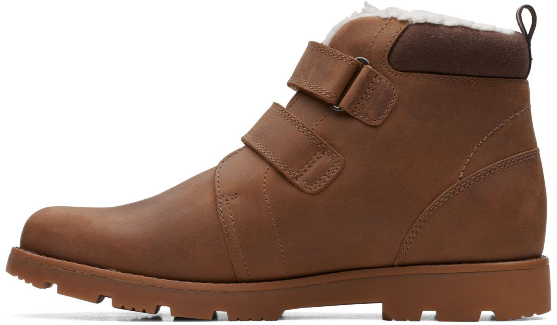 Clarks Heath Snug Older Tan 26167334 - Boys Boots - Humphries Shoes
