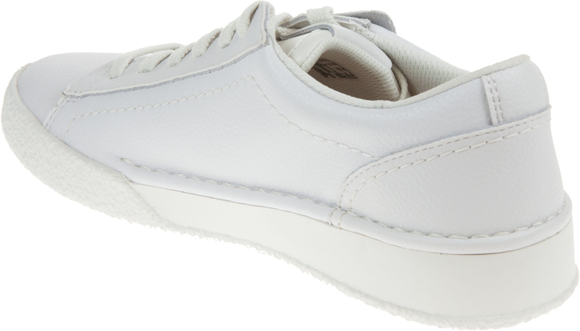 Clarks Craft Cup Walk White Leather 26167544 - Everyday Shoes ...