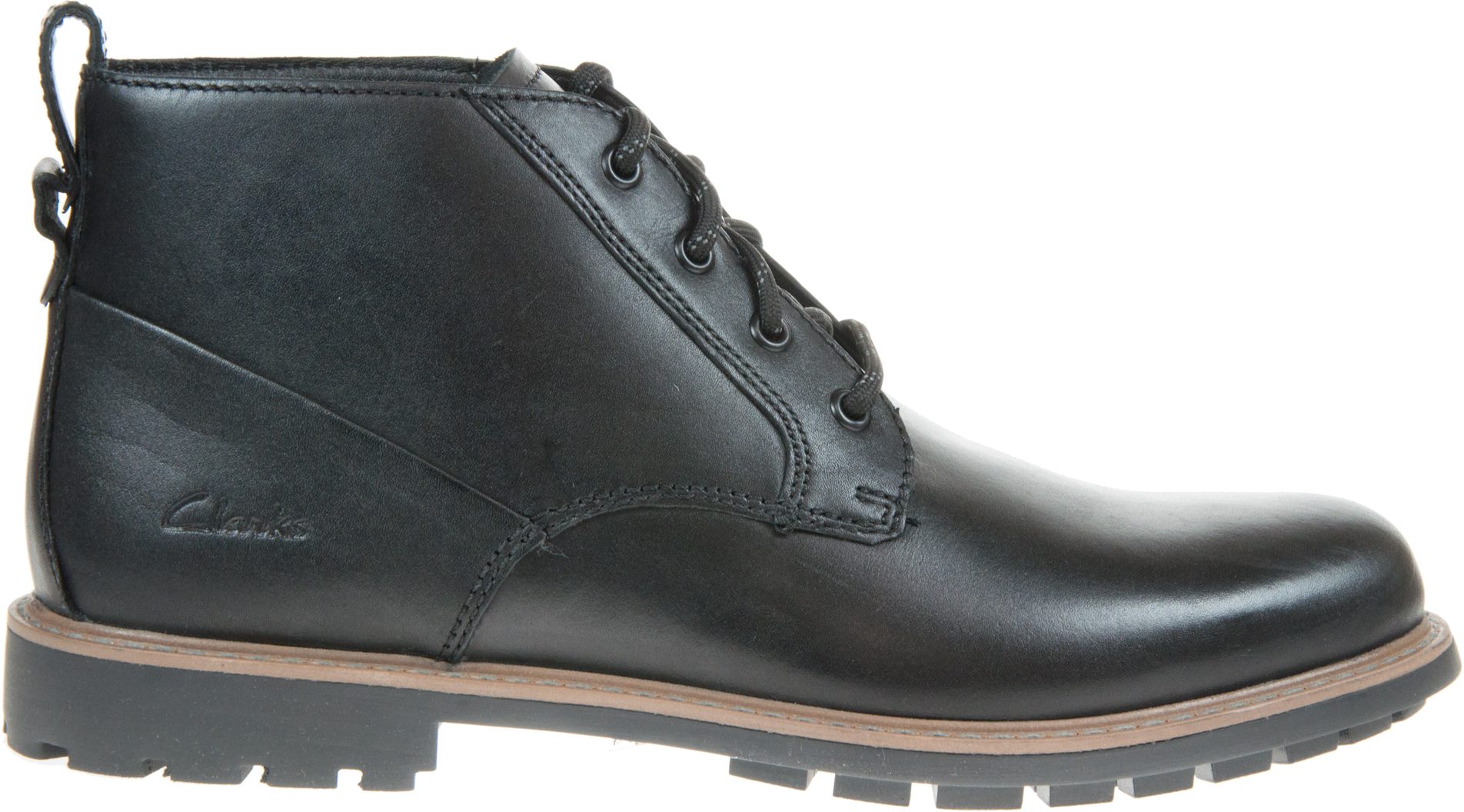 Clarks Westcombe Mid Black 26168378 - Formal Boots - Humphries Shoes