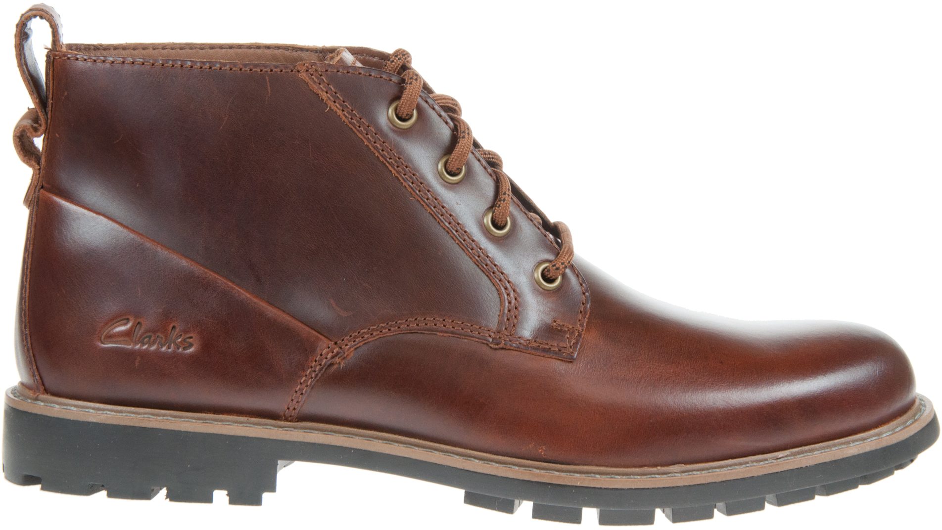 Clarks Westcombe Mid Brown 26168377 - Formal Boots - Humphries Shoes