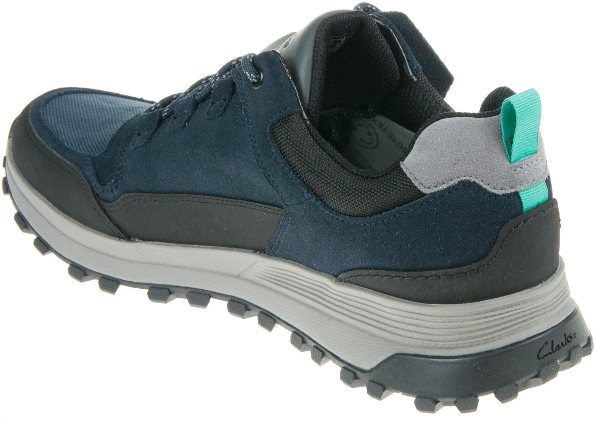 Clarks ATL Trek Lo Gore-Tex Navy Combi 26161208 - Casual Shoes ...