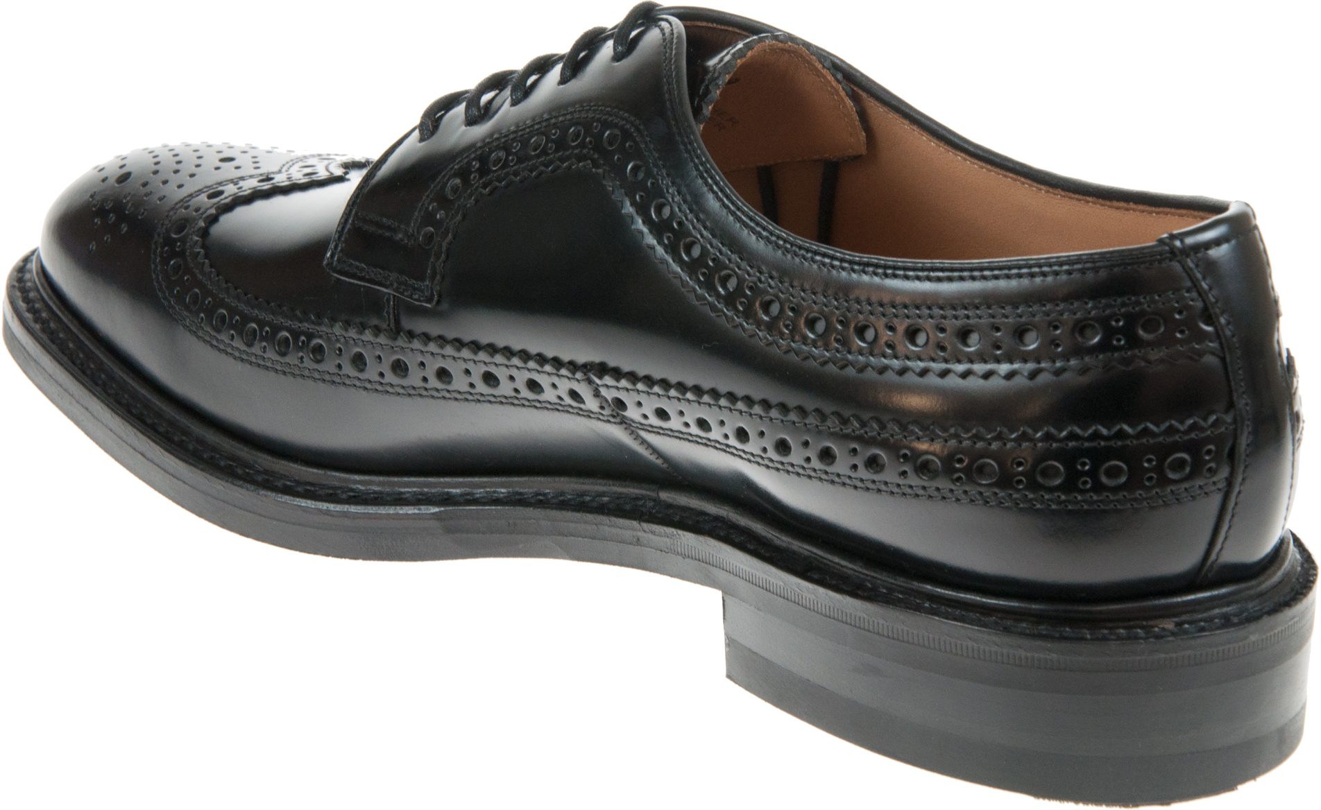 Loake Sovereign Black Leather SOVBR - Formal Shoes - Humphries Shoes