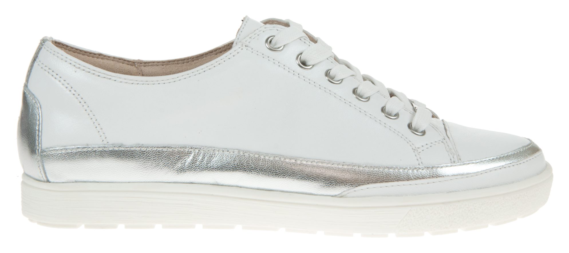 Caprice Manou White Nappa 23654-20 102 - Everyday Shoes - Humphries Shoes