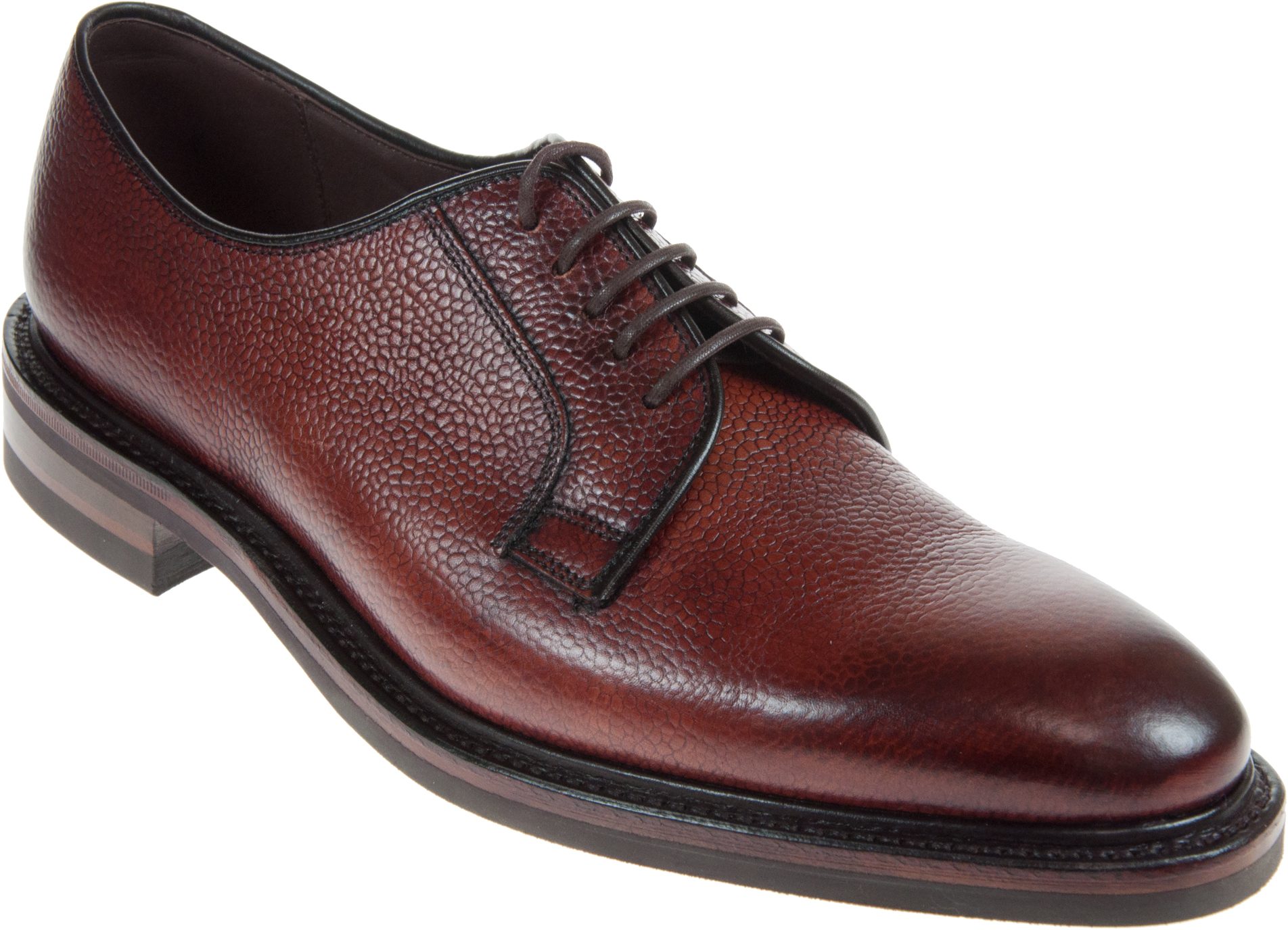 Loake Troon Rosewood Grain TROROG - Formal Shoes - Humphries Shoes