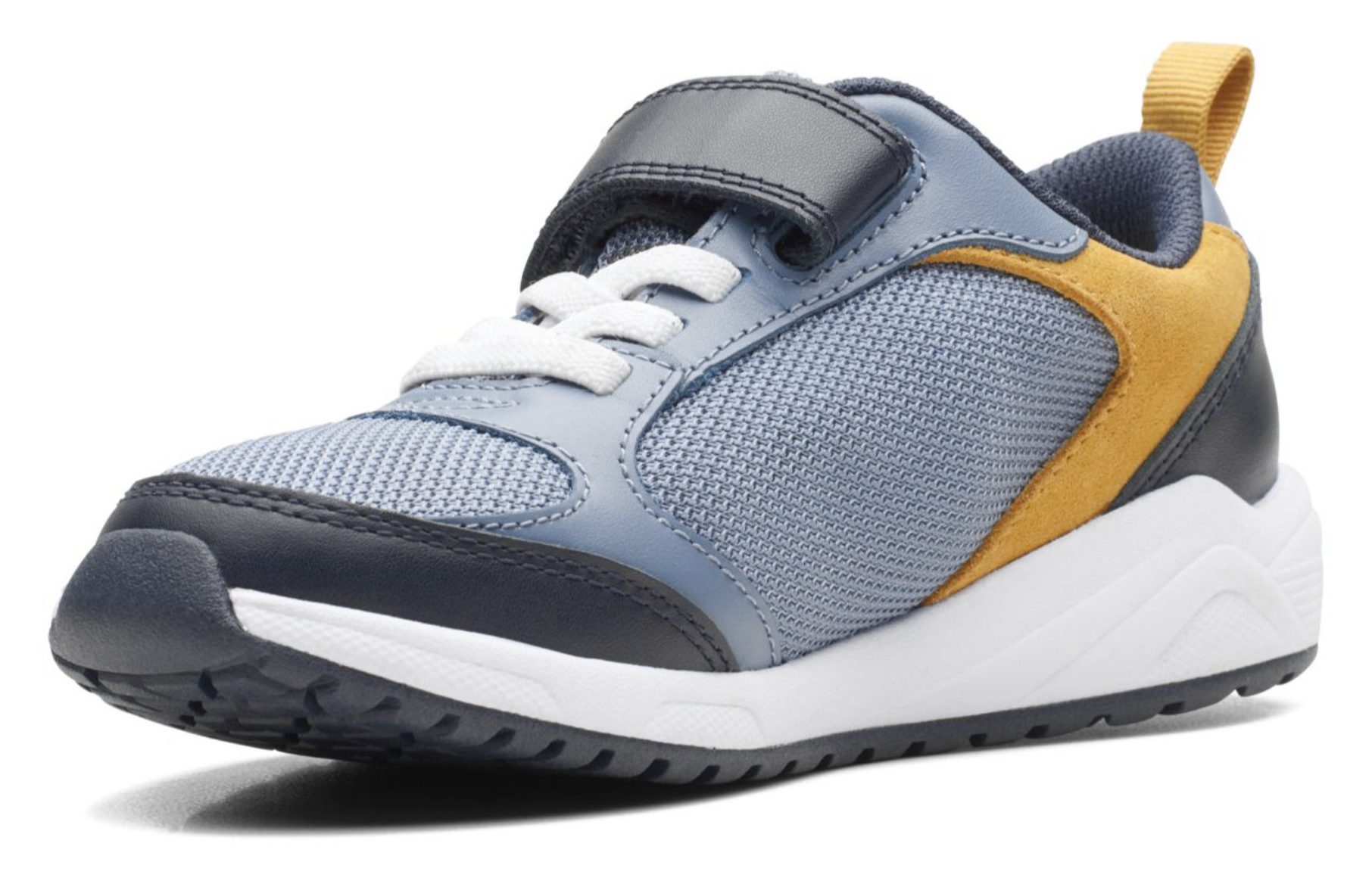 Clarks Aeon Cheat Kids Denim Blue Suede 26172297 - Boys Trainers ...