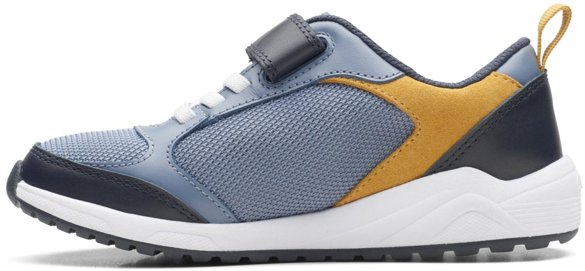 Clarks Aeon Cheat Kids Denim Blue Suede 26172297 - Boys Trainers ...