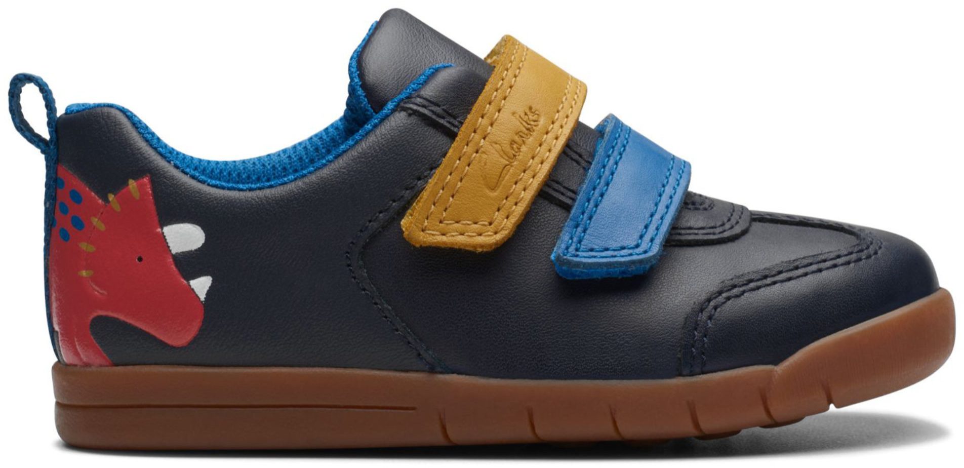 Clarks Den Play Toddler Navy Leather 26171590 - Boys Shoes - Humphries ...