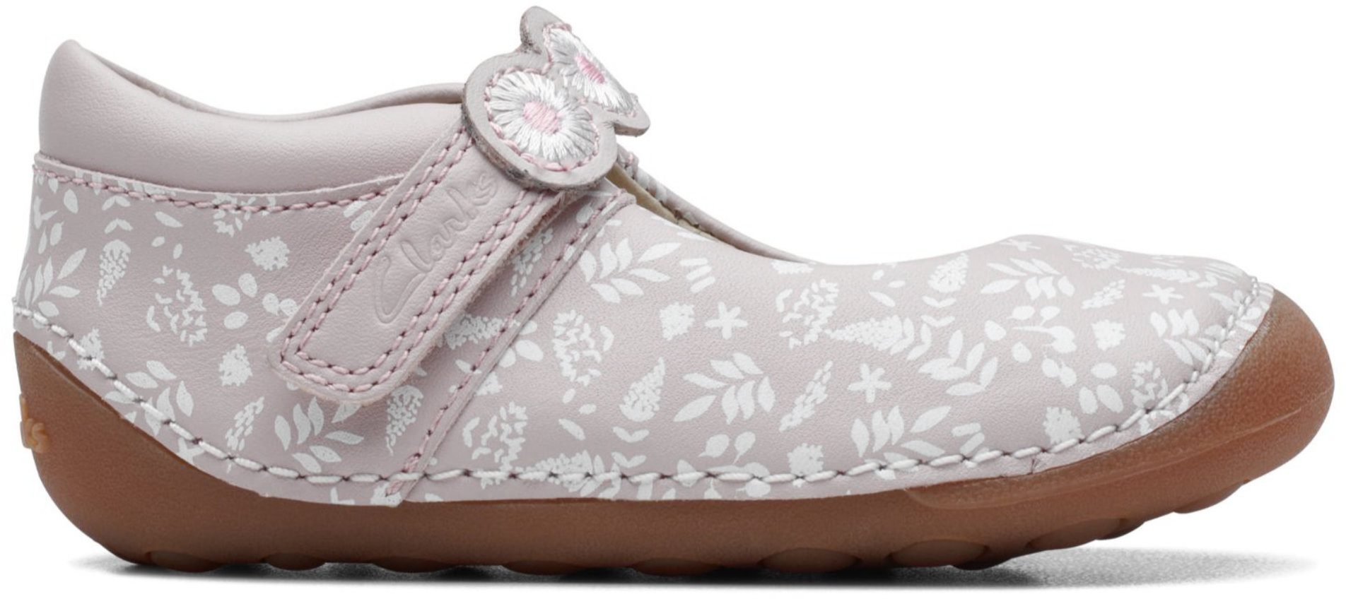 Clarks Tiny Flora Toddler Pink 26171821 - Girls Shoes - Humphries Shoes