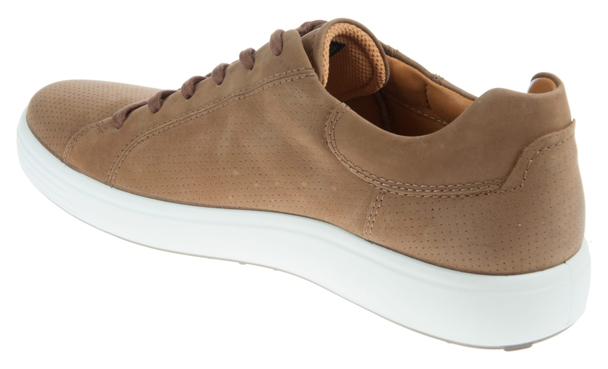 Ecco Men's Soft 7 Lace Camel 470264 02034 - Trainers - Humphries Shoes