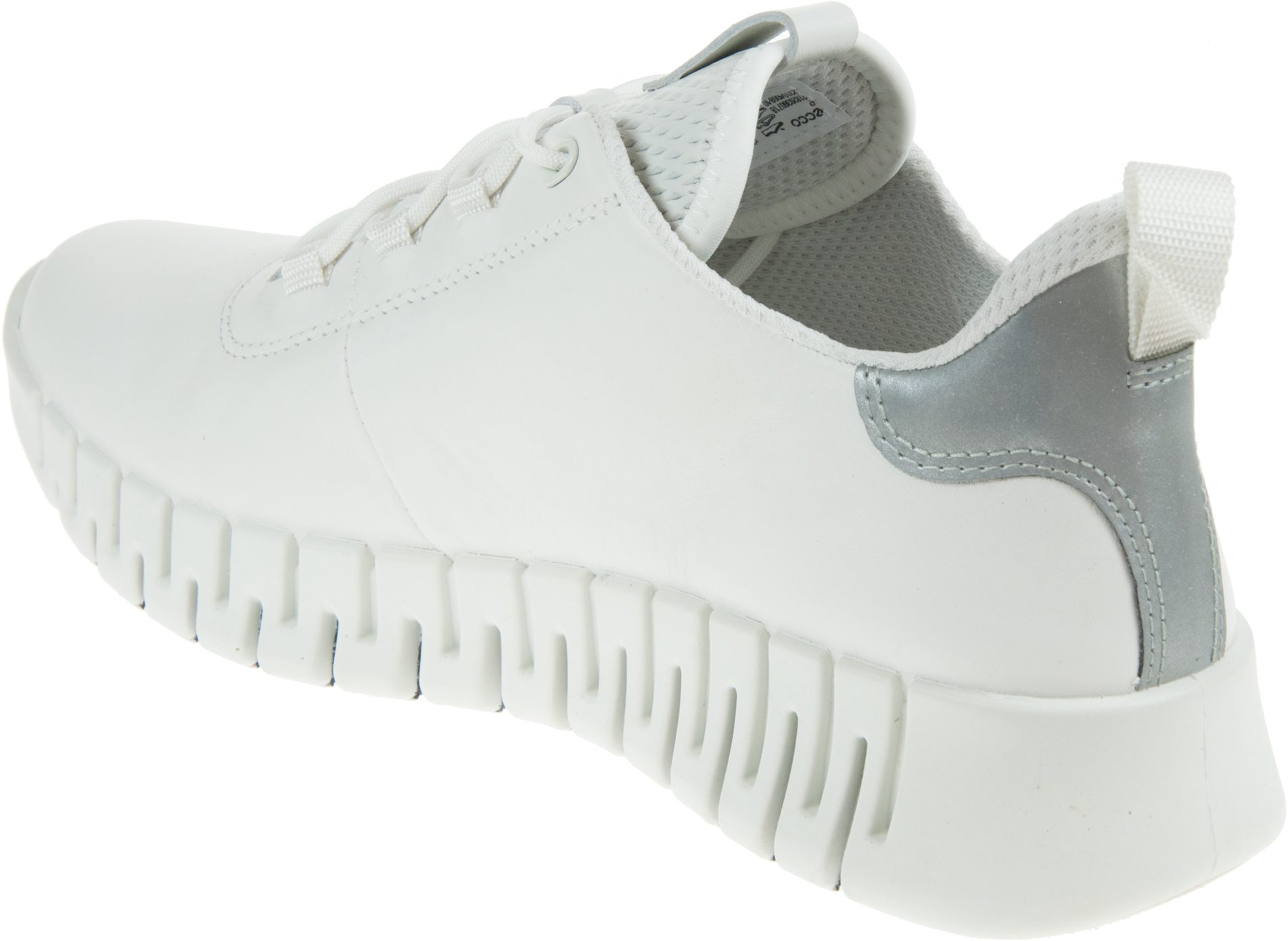 Ecco Gruuv Sneaker White 218203 60718 - Womens Trainers - Humphries Shoes