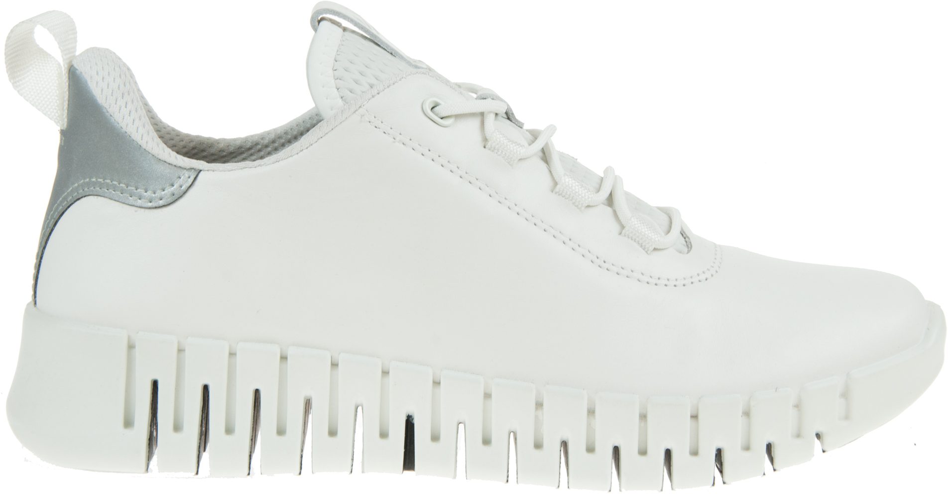 Ecco Gruuv Sneaker White 218203 60718 - Womens Trainers - Humphries Shoes