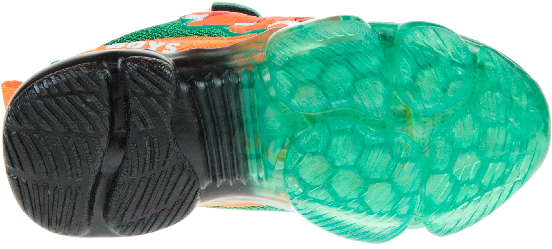 Bull Boys T-Rex Dark Green AL2130 - Boys Shoes - Humphries Shoes