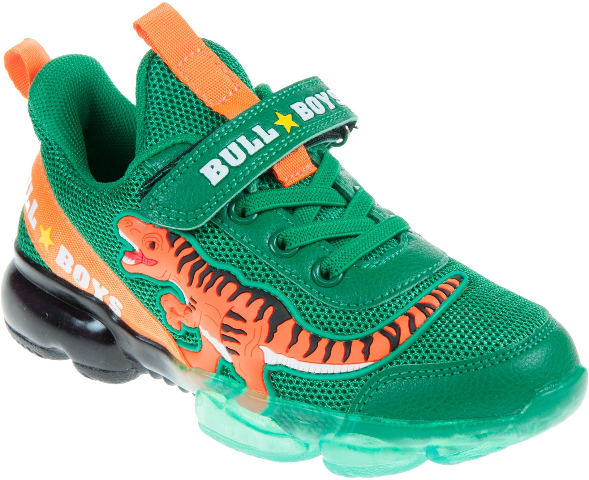 Bull Boys T-Rex Dark Green AL2130 - Boys Shoes - Humphries Shoes