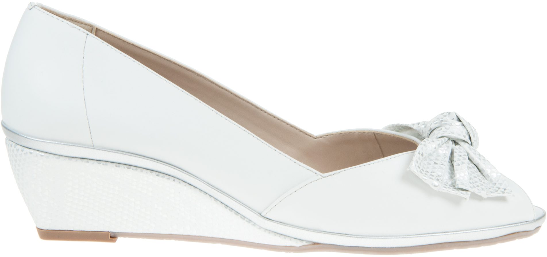 Van Dal Florida II White Leather 10760001 - Court Shoes - Humphries Shoes