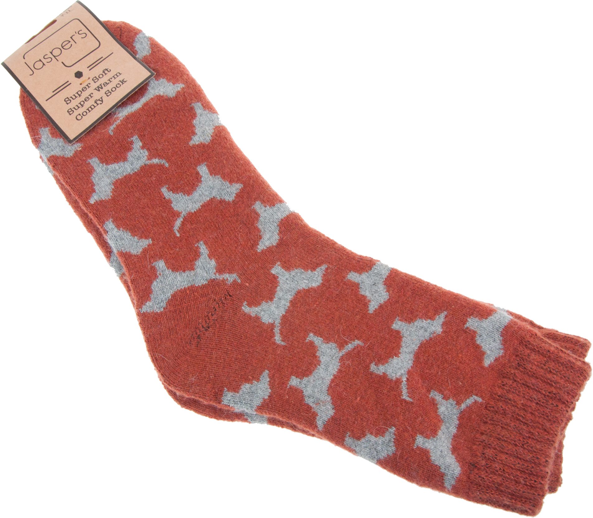 Jess & Lou Jasper Dog Rust RUST - Socks - Humphries Shoes