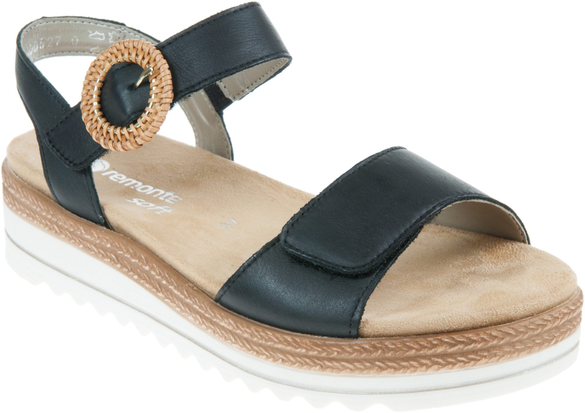 Remonte Jocelyn Black D0Q52-00 - Full Sandals - Humphries Shoes