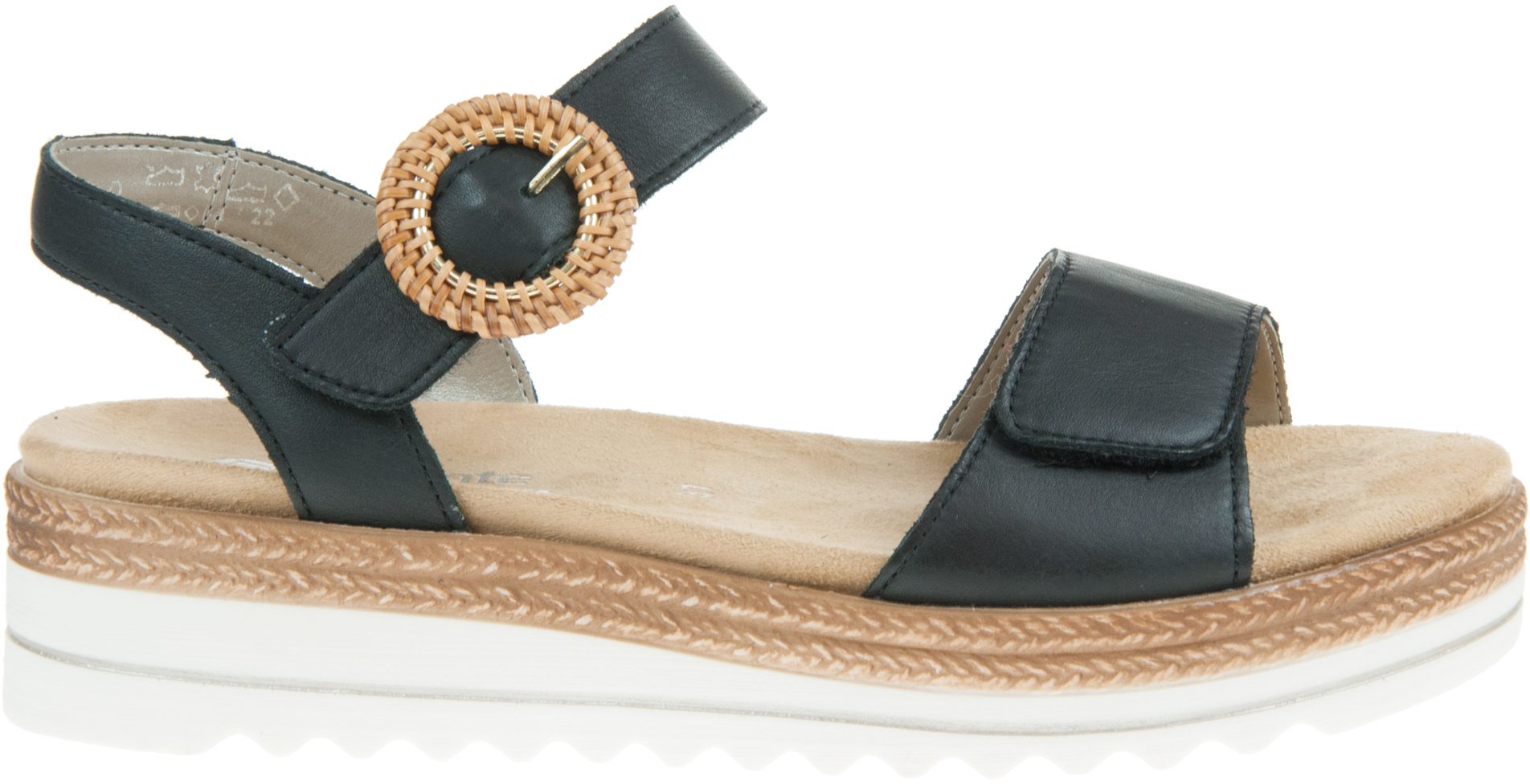 Remonte Jocelyn Black D0Q52-00 - Full Sandals - Humphries Shoes