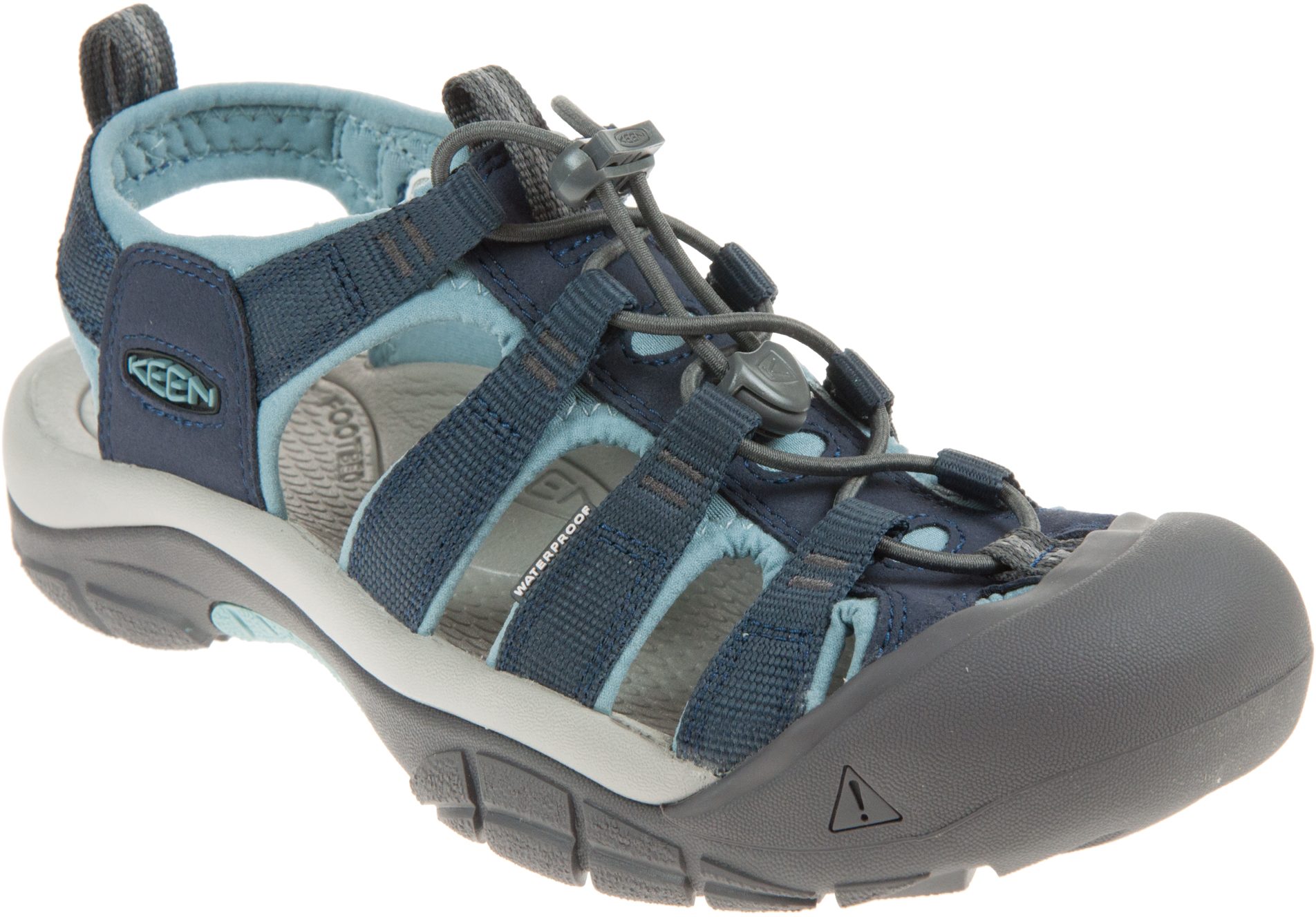 Keen Newport Waterproof H2 Navy & Magnet 1026245 - Outdoor Sandals ...