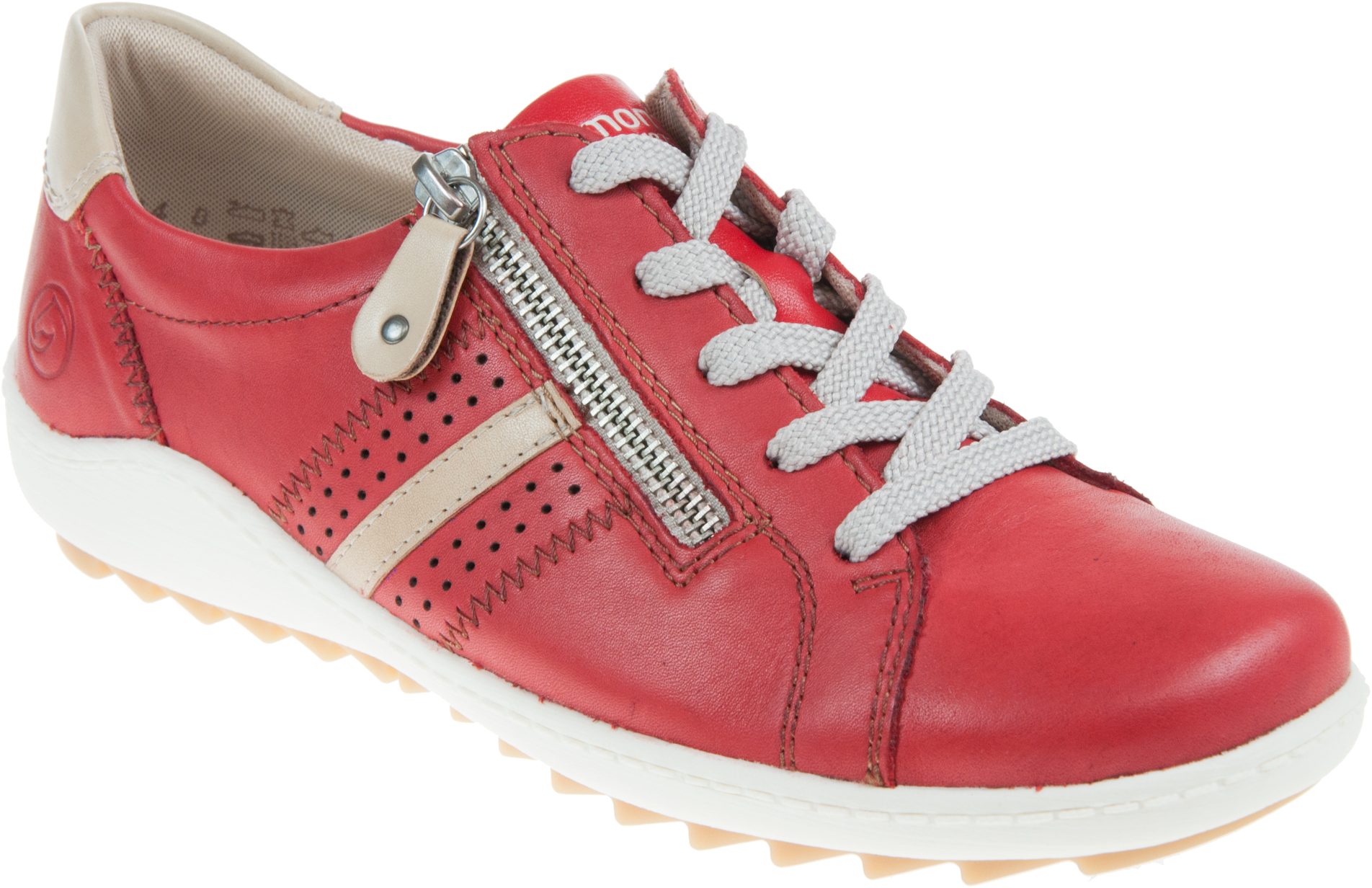 Remonte Liv Flame Red & Biscuit R1432-33 - Everyday Shoes - Humphries Shoes