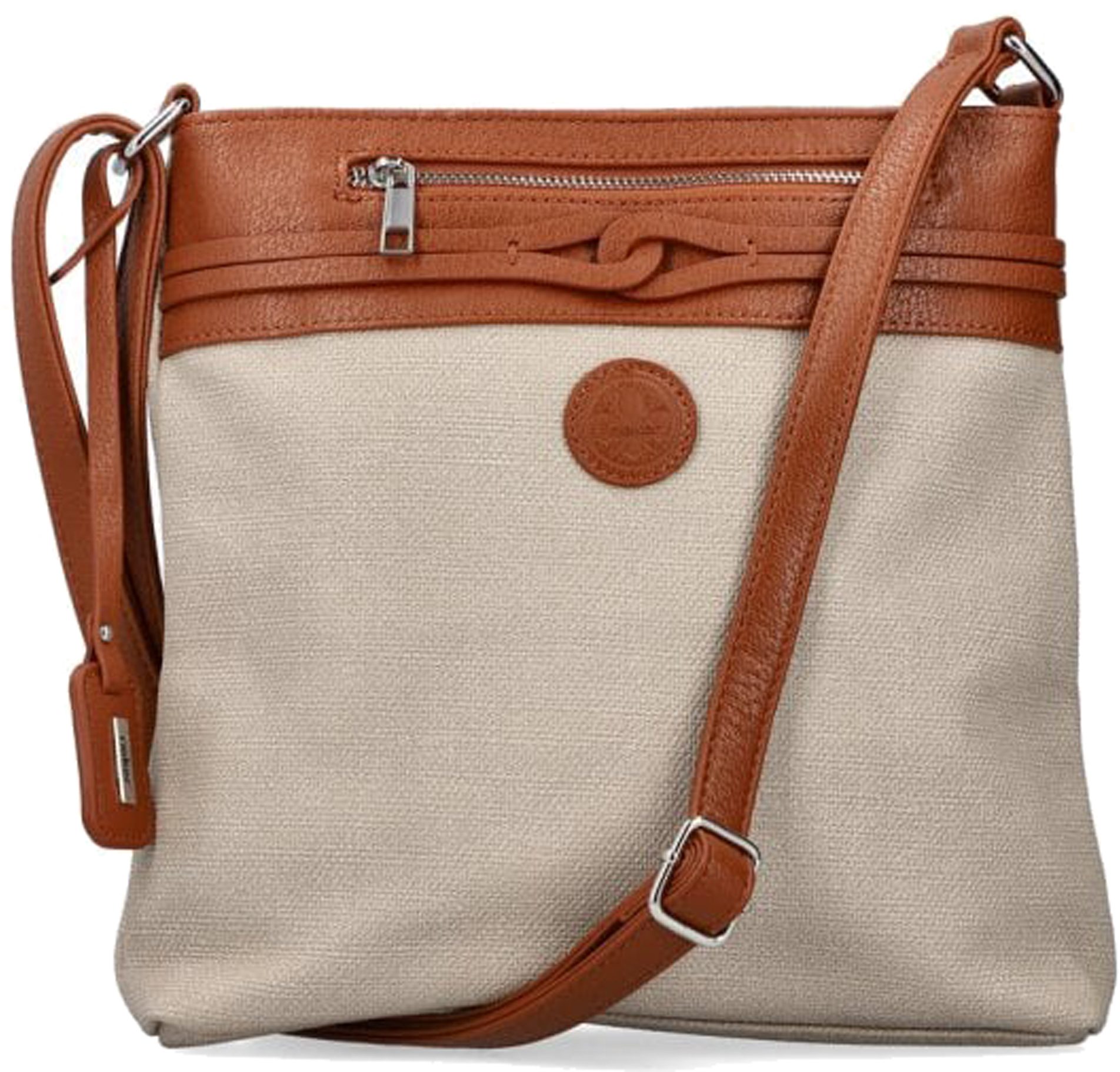 Rieker H1519 Shell/Cognac H1519-62 - Shoulder Bag - Humphries Shoes