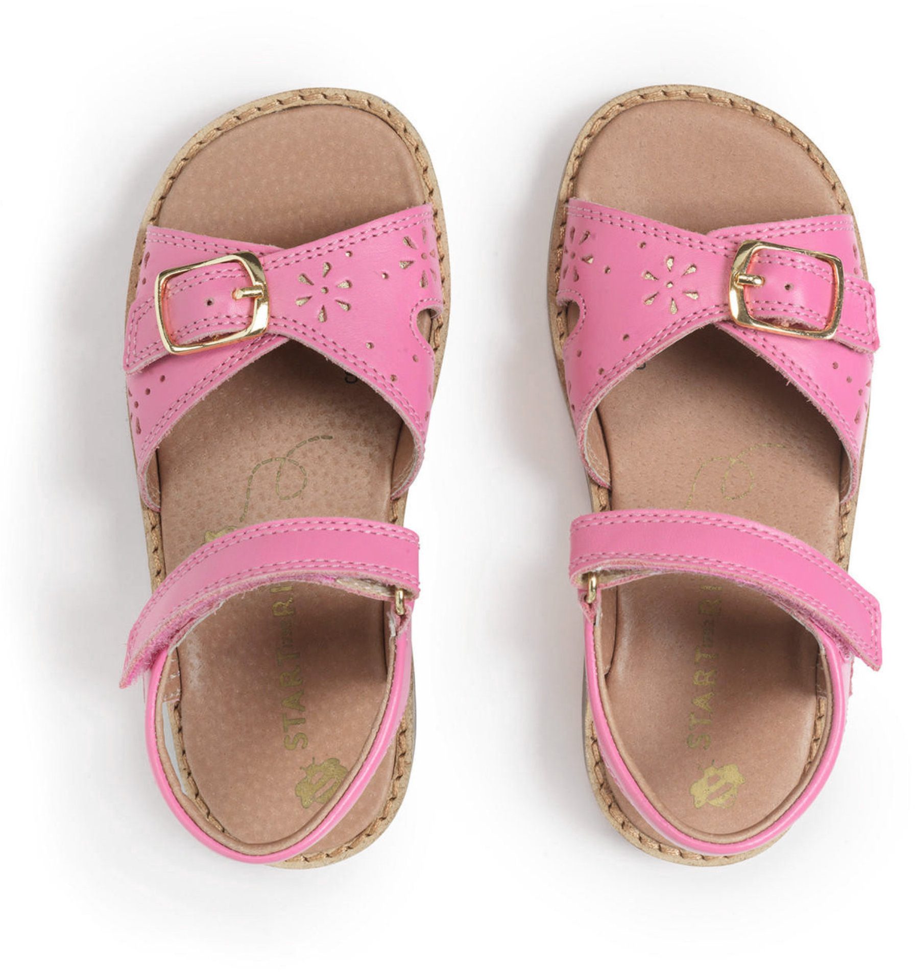 Start-Rite Holiday Rose Pink Leather 5201_6 - Girls Sandals - Humphries ...