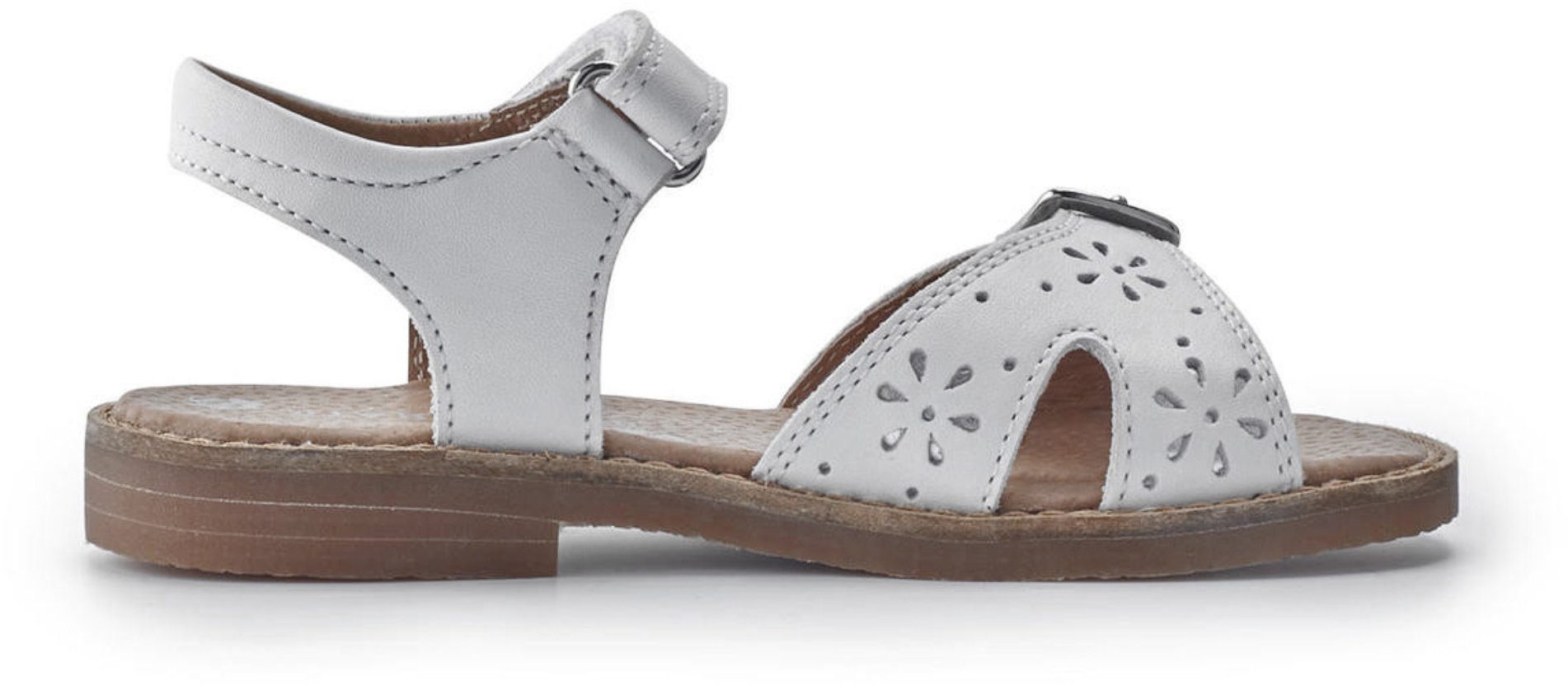Start-Rite Holiday White Leather 5201_5 - Girls Sandals - Humphries Shoes