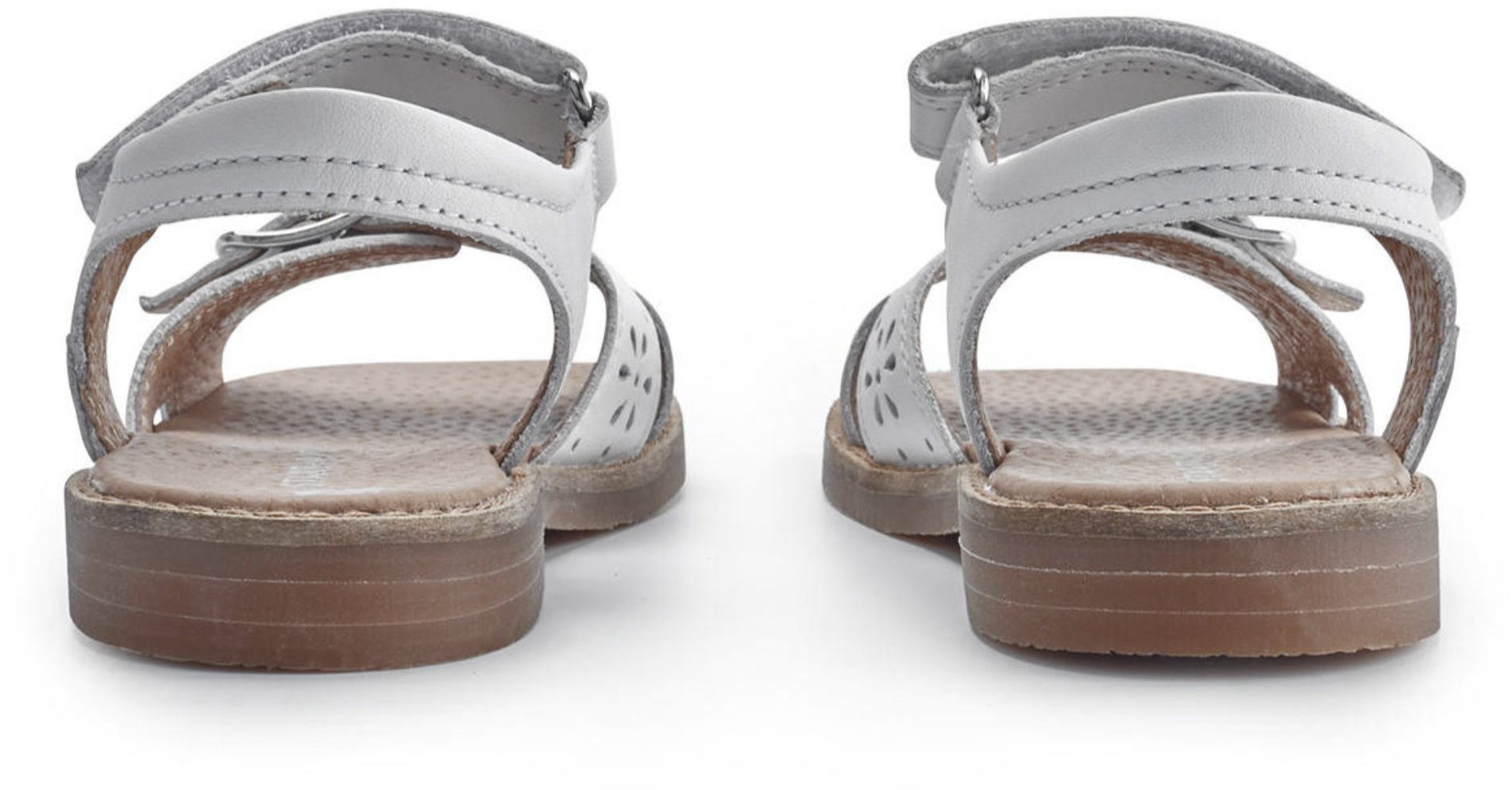 Start-Rite Holiday White Leather 5201_5 - Girls Sandals - Humphries Shoes