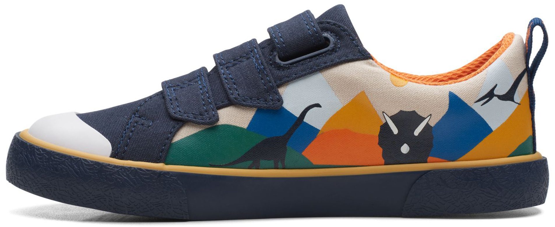 Clarks Foxing Play Kids Navy 26172654 - Boys Canvas Styles - Humphries ...