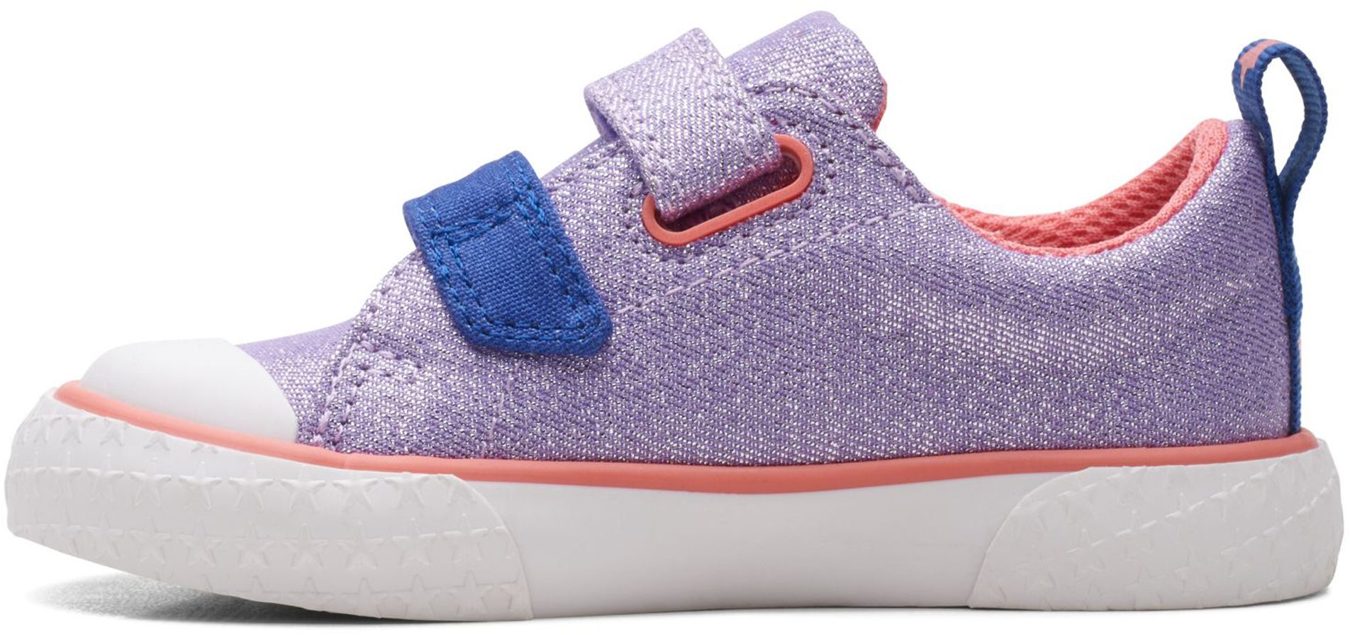 Clarks Foxing Play Toddler Purple Canvas 26172659 - Girls Canvas Styles ...