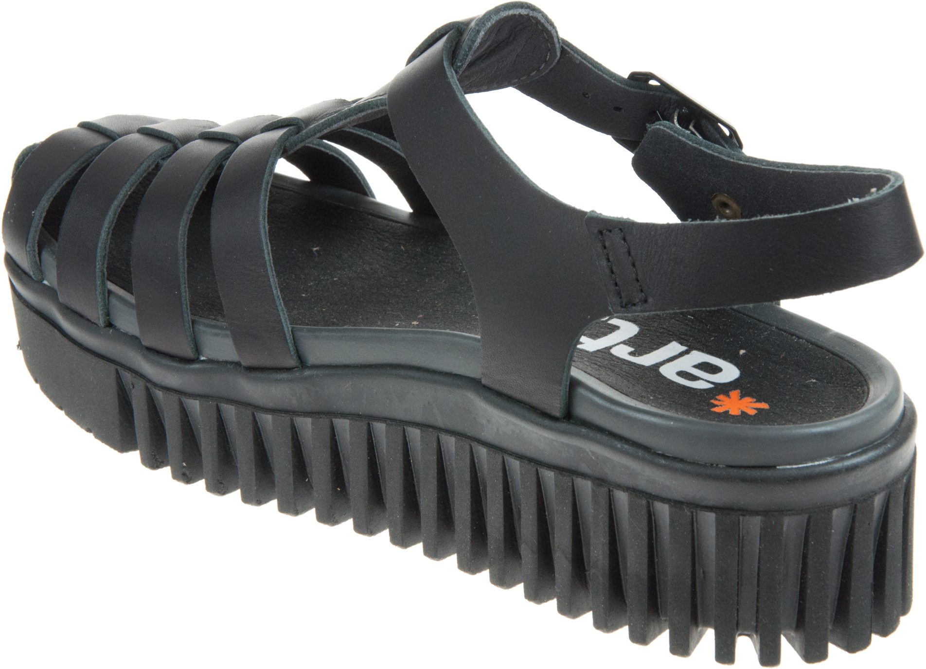 Art Company Brighton Black 1575 - Full Sandals - Humphries Shoes