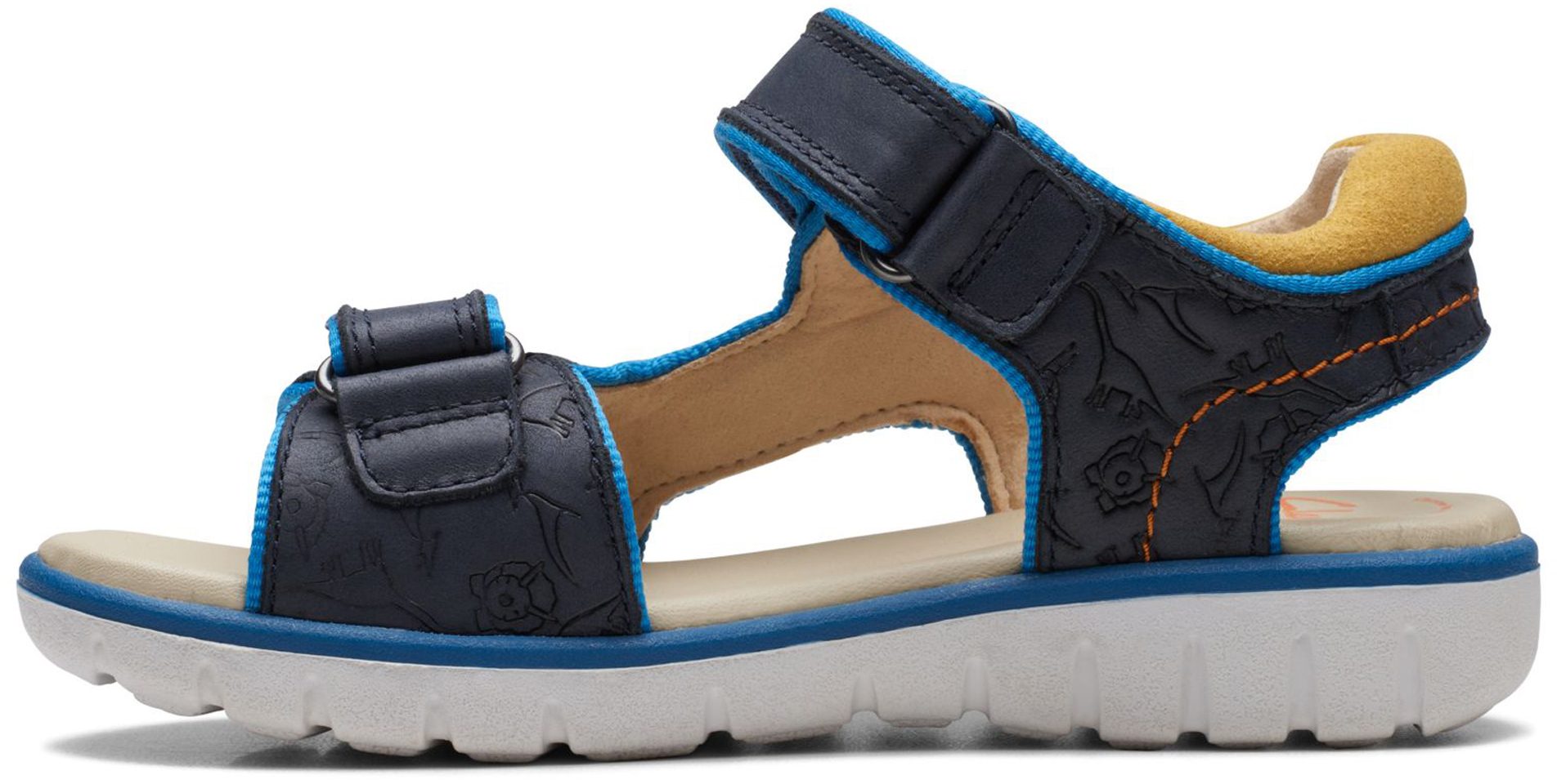 Clarks Roam Plane Kids Navy Leather 26172292 - Boys Sandals - Humphries ...