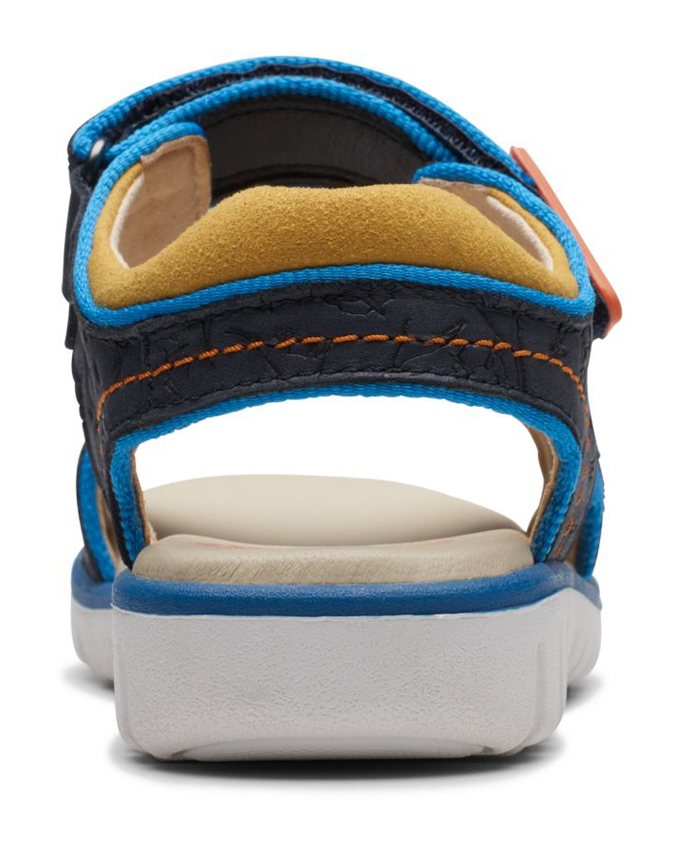 Clarks Roam Plane Kids Navy Leather 26172292 - Boys Sandals - Humphries ...