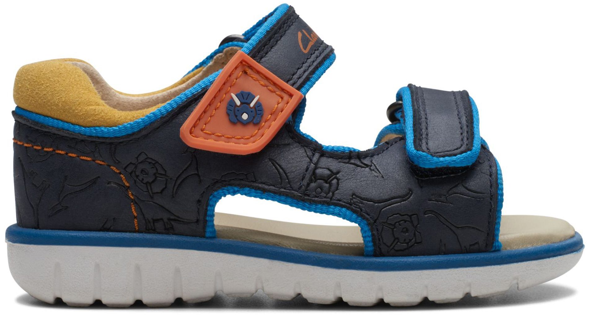 Clarks Roam Plane Toddler Navy Leather 26172295 - Boys Sandals ...