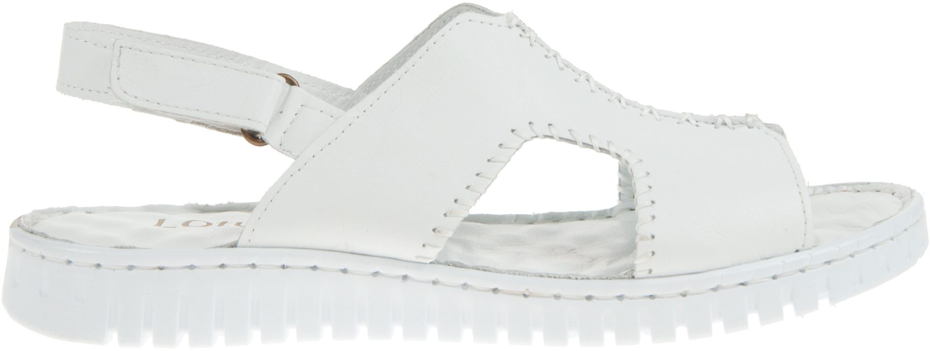 Lotus Astrid White Ulp231 WW - Full Sandals - Humphries Shoes