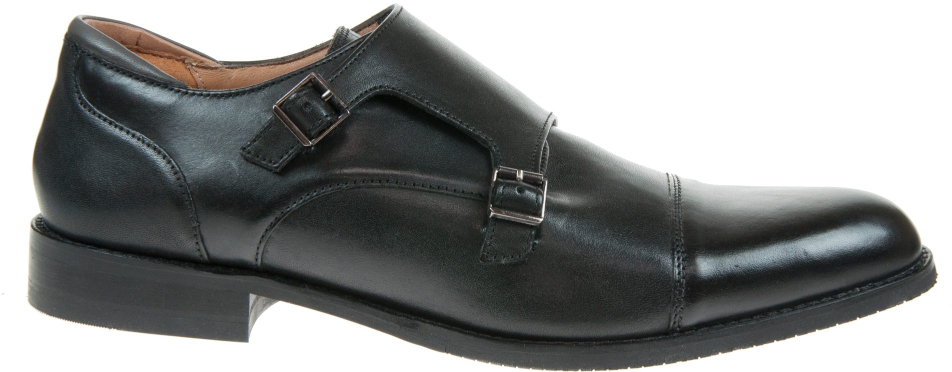 Clarks Craft Arlo Monk Black Leather 26172451 - Formal Shoes ...