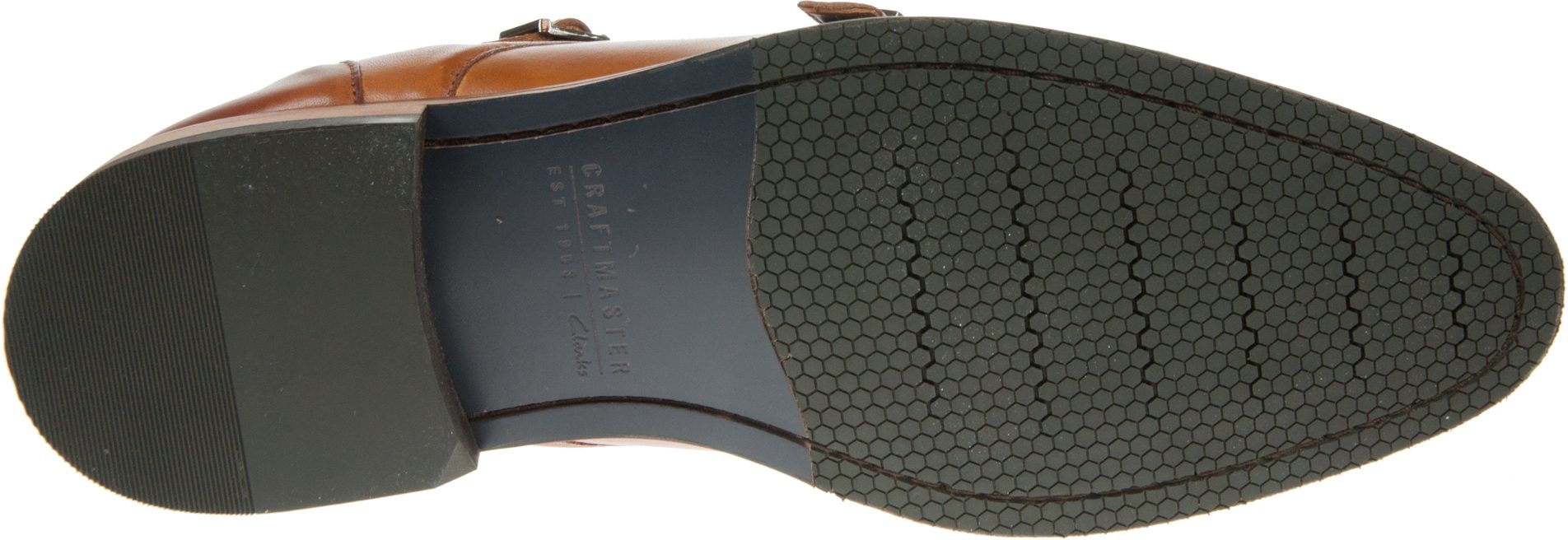 Clarks Craft Arlo Monk Tan Leather 26172452 - Formal Shoes - Humphries ...