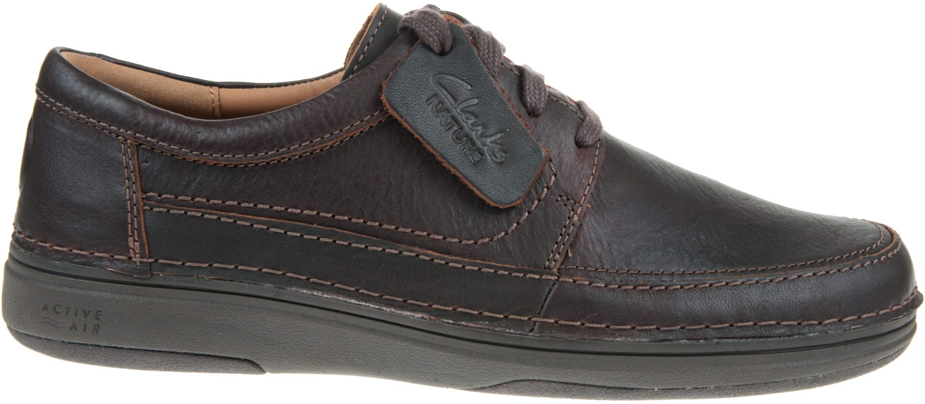 Clarks Nature 5 Lo Dark Brown Leather 26168614 - Casual Shoes ...