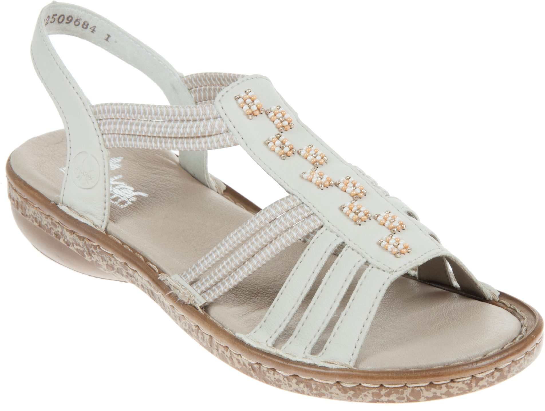 Rieker Regina Beige 62855-60 - Full Sandals - Humphries Shoes