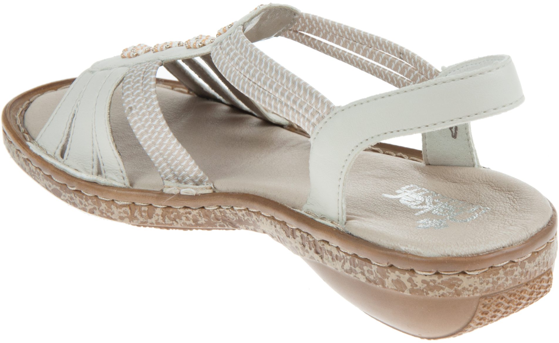 Rieker Regina Beige 62855-60 - Full Sandals - Humphries Shoes